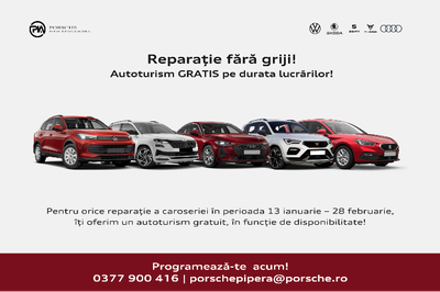 Porsche Pipera | Rămâi în mișcare – primești mașină de înlocuire ...